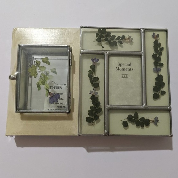 Accents | New Vintage Special Moments Pressed Flower Frame Trinket ...
